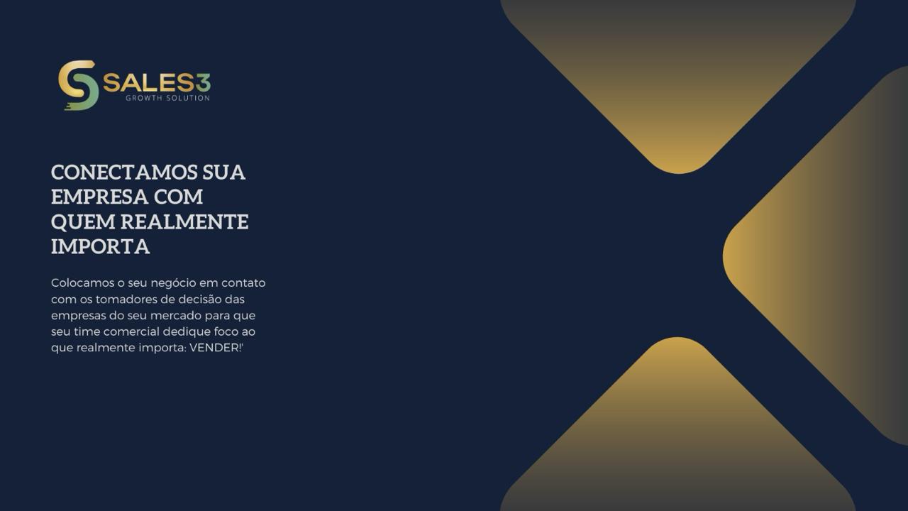 Sales 3 - Transformando Sua Prospecção B2B